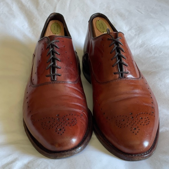 Allen Edmonds | Shoes | Allen Edmonds Perforated Toe Lace Up Dress Shoe ...